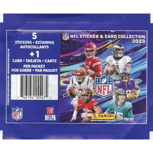 2023-24 Panini NFL Sticker & Card Collection Factory Sealed Pack | eBay