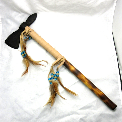 Native American War Club, Cherokee Made, Battle Axe, Tomahawk, COA, #18 ...