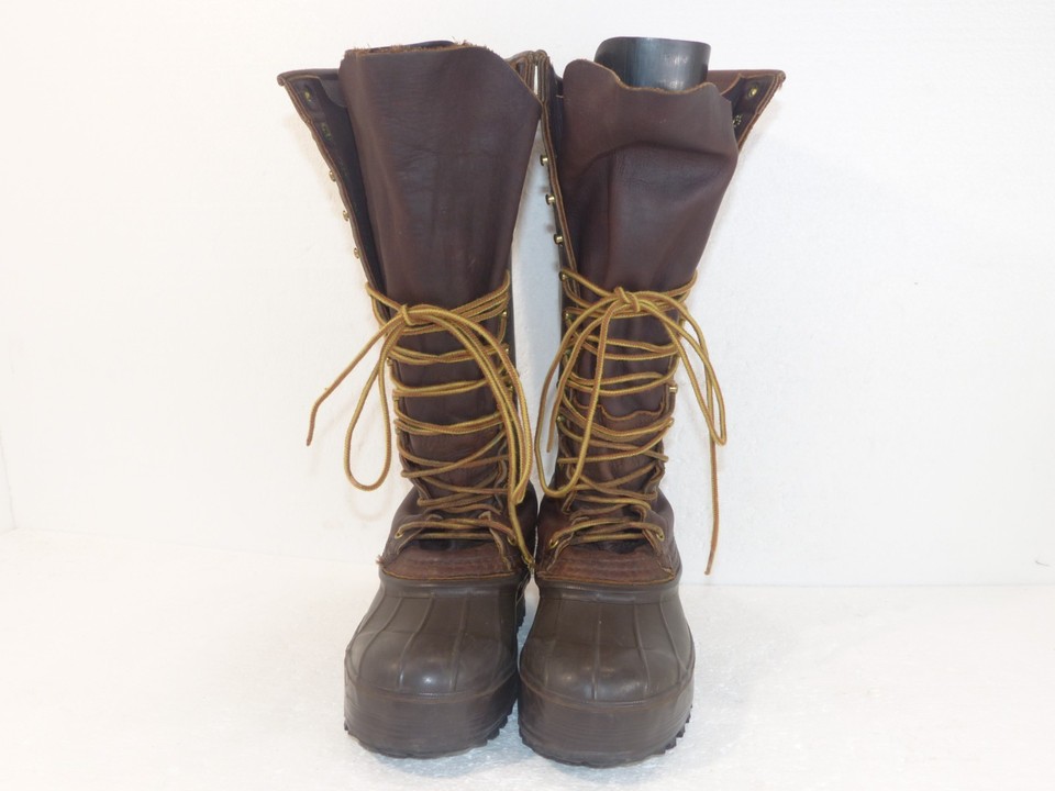 Men's Schnee's Non-Insulated Tall Lace-Up Leather Hunting Pac Boots ...