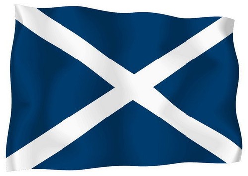 Sticker decal vinyl decals national flag car scotland scottish ensign ...