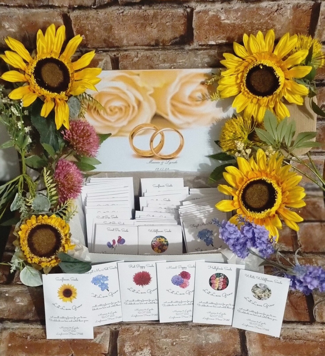 Wedding favours flower seeds 60 photos - Vianawedding.com