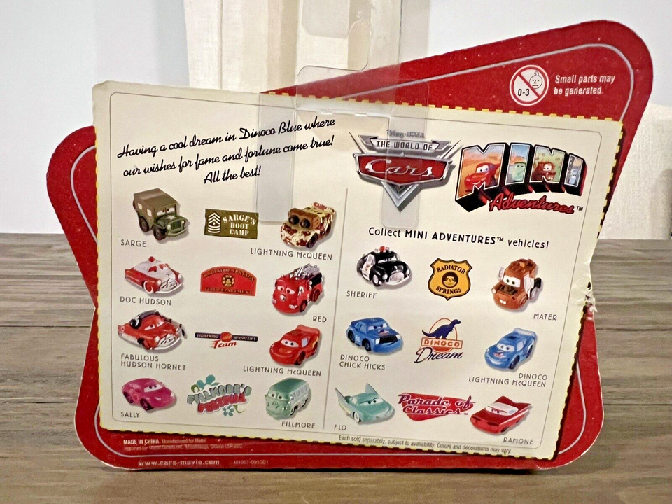 Dinoco Dream CHICK HICKS / LIGHTNING MCQUEEN Disney Pixar Cars M1901 ...