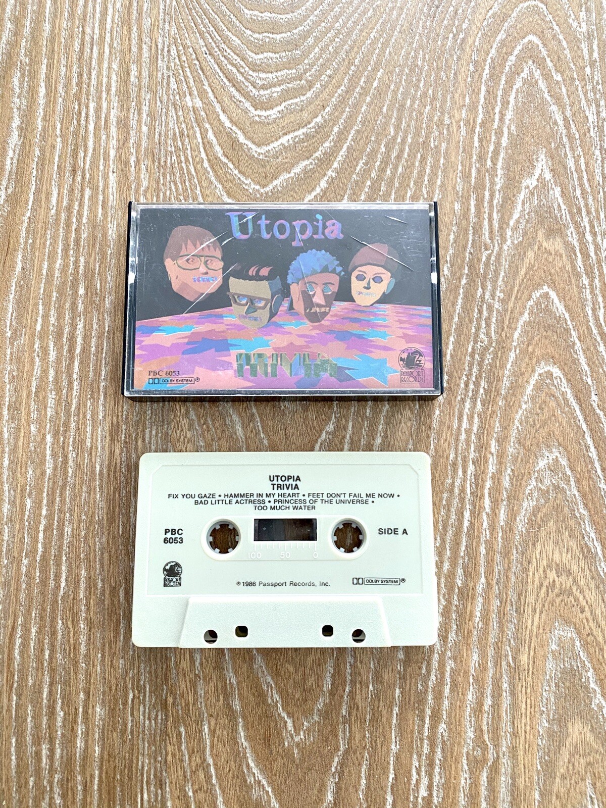 Utopia Trivia Cassette Tape 1986 Passport Records Rare | eBay