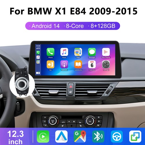12.3" For BMW X1 E84 Android 14 wifi Screen Upgrade Apple Carplay GPS ...