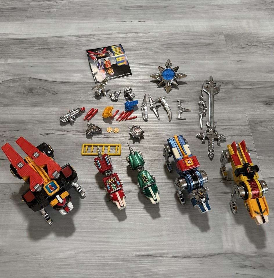 VOLTRON Matchbox Diecast Go Lion Force Defender Robot Vintage 1981 With ...