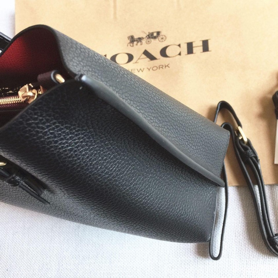 Coach C4084 Mollie Tote 25 Black 2Way Shoulder Handbag Outlet Japan | eBay