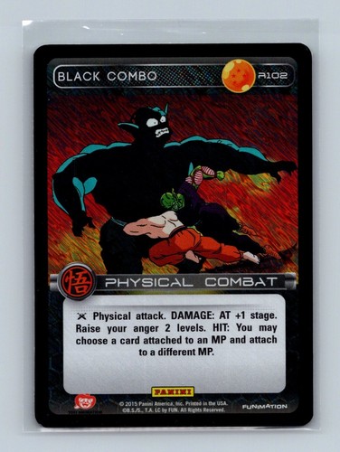 Dragon Ball Z TCG - Black Combo R102 - Foil Rare - Panini Movie ...