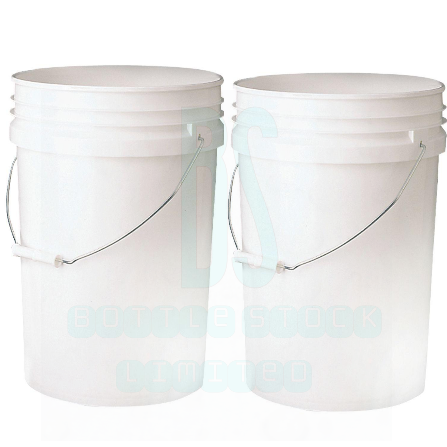 2 x 20L PLASTERERS MIXING BUCKETS 20 LITRE PLASTERING BUILDERS HEAVY ...