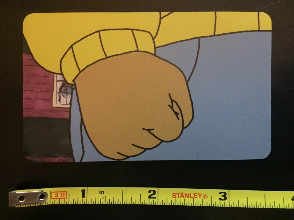 Owned Fist Meme Arthur Fist Meme" Sticker For Sale By Daisysoto