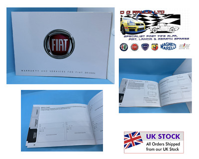 NEW GENUINE OEM BLANK FIAT SERVICE BOOK COVERS CARS & VANS DOBLO GRANDE ...