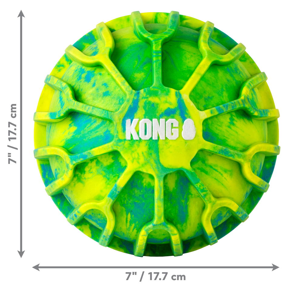 KONG Sport FlexBall XL Bouncy Floating Easy Grip Dog Fetch Toy 7.5" | eBay