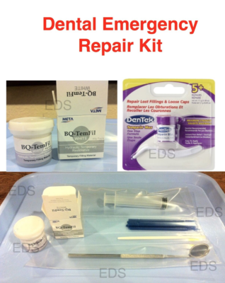 Dental Broken Tooth, Filling, loose crown, cap, cavity Repair Kit for ...