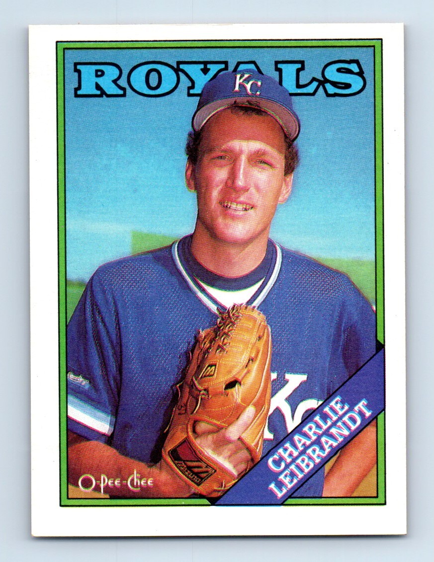 1988 O-Pee-Chee Charlie Leibrandt Kansas City Royals #218 | eBay