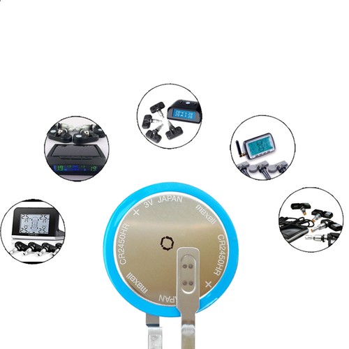 2PCS for TPMS Tire Air Pressure Sensors PLC CR2450HR Battery | eBay