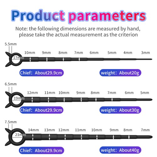 Flexible Urethral Silicone Penis Plug Urethra Stretcher Stretching ...