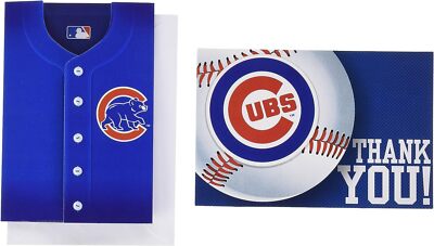 Chicago Cubs MLB Major League Baseball Sports Party Invitations & Thank ...