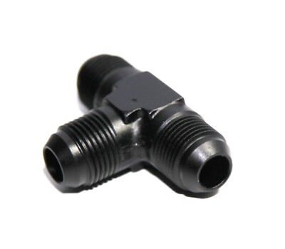 3-Way Tee T-Piece Fitting Adapter AN8 8-AN Male to 2X AN8 8-AN Male ...