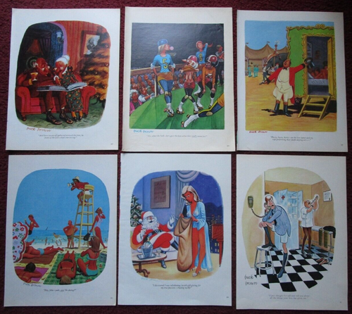 Huge Lot of 50 Diff BUCK BROWN Full Magazine Page Risqué Comic Cartoon ...
