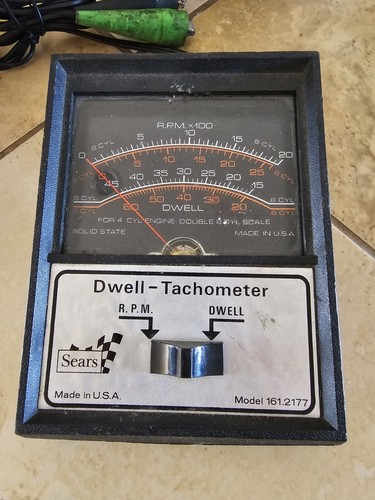 Vintage Sears Craftsman Dwell Tachometer Model 161.2177 Untested | eBay