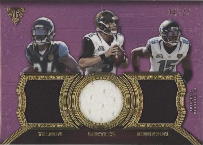 2015 Topps Triple Threads - Relic Trios Blake Bortles, Allen Robinson ...