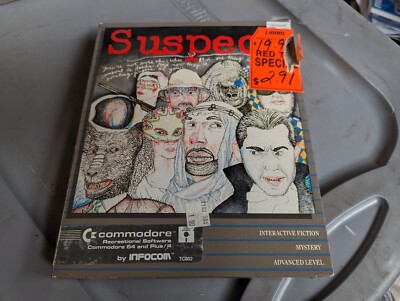 SUSPECT INFOCOM Commodore 64 Disk Book Complete | eBay