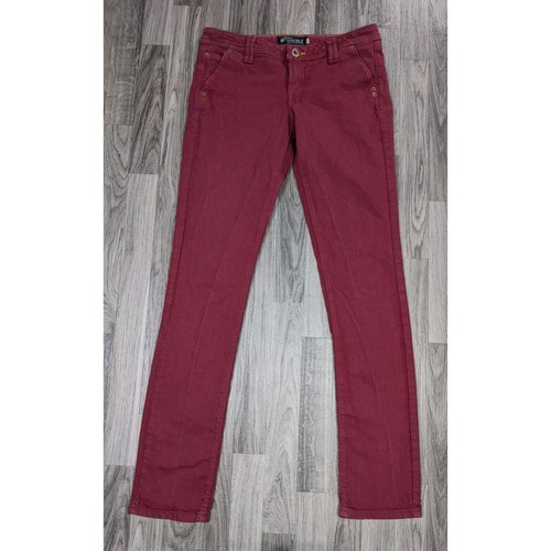 Volcom Brand Juniors Size 7 Pockets Skinny Red Pants | eBay