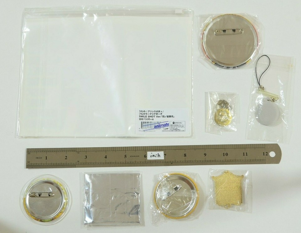 Uta no Prince sama Natsuki Shinomiya Lot Keychain Pin button badge etc ...