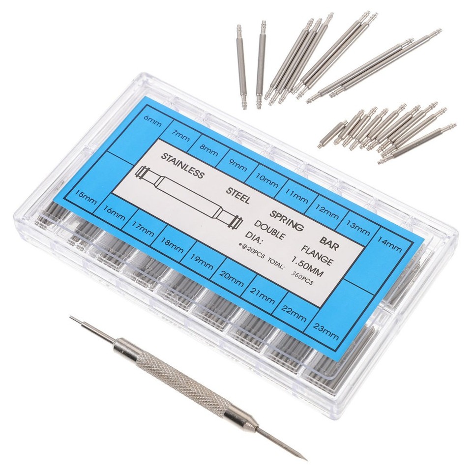 360 Pcs Watch Band Kit Repair Accessories Strap Securing Pins Plier ...