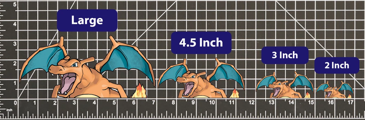Charizard Height Comparison