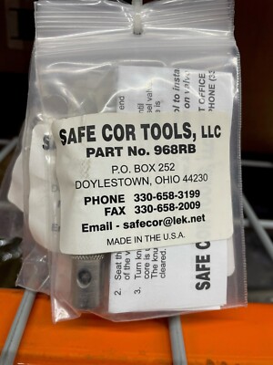 Safe-Cor 968RB Valve Stem Removal Tool | eBay