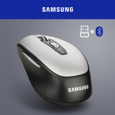 SAMSUNG Bluetooth 5.0 Wireless Mouse SPA-NMA1PMS 2.4 GHz Low Noise 1000 ...
