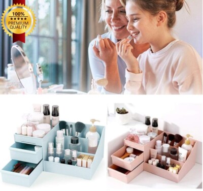 Makeup Organiser Countertop Jewelry Box Drawer Dressing Table Tidy ...