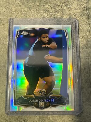 2014 Topps Chrome Aaron Donald Refractor Rookie Card RC #175 | eBay