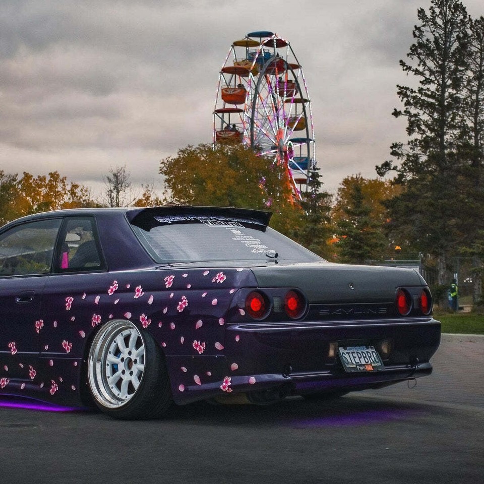 Sakura Flowers Vinyl Car Livery | JDM Cherry Blossom Decals for Miata ...