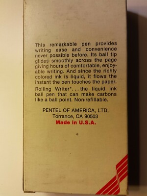 Pentel Rolling Writer, Violet Barrel, Violet Ink. R100-V. USA | eBay