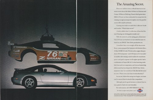 1994 Nissan 300ZX - IMSA GTS Race Car Crane Magnet Body Over - 2 Page ...