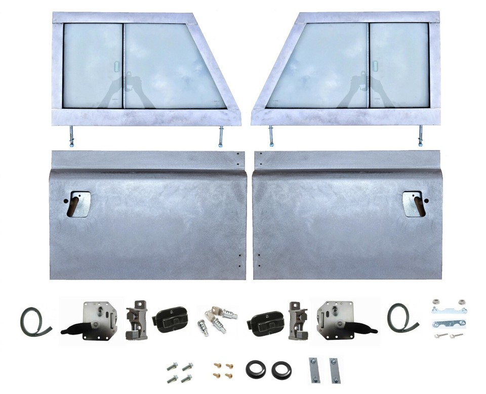 Galvanised Series Style Front Door Conversion Kit For Land Rover ...