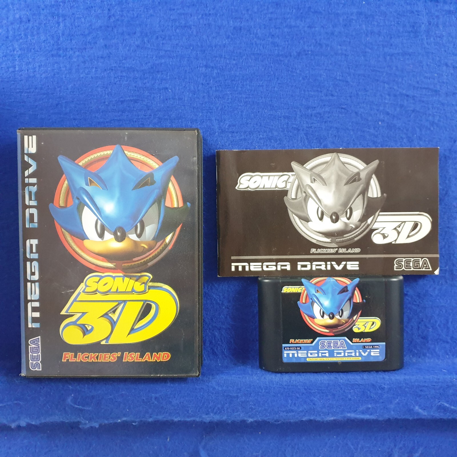 Mega Drive SONIC THE HEDGEHOG Games *Boxed With Manual* PAL- Make Your ...