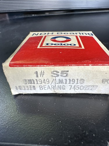 Delco NDH Bearing 1# S5 LM11949/LM11910 Roller Bearing 7450627 NIB | eBay