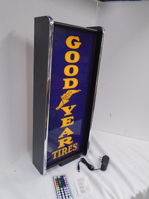 Goodyear Tires LED Display lighted sign lightbox Wall Hanging Light | eBay