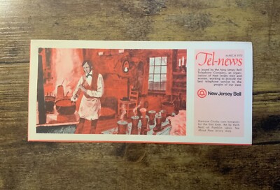 Vintage 1970 New Jersey Bell Tel-News Pamphlet Brochure March 1970 | eBay