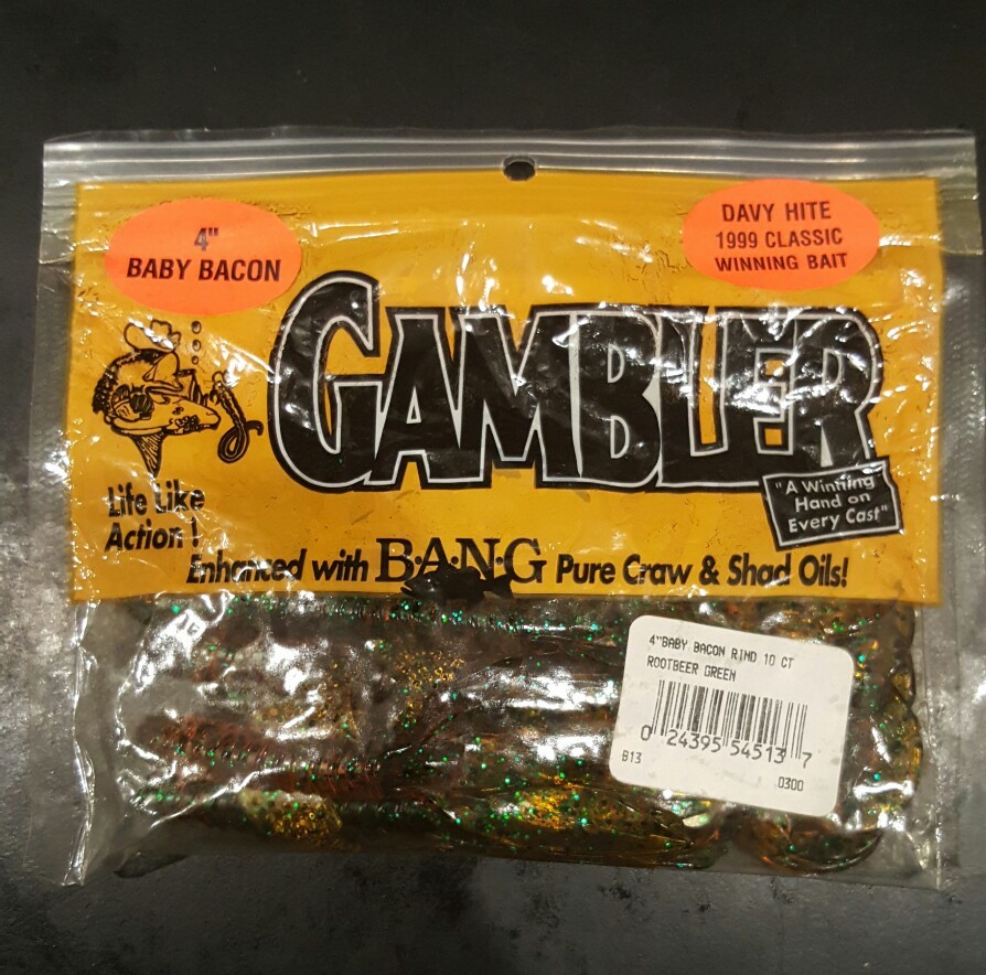 Gambler 4" Bacon Rind 10pk - Rootbeer Green | eBay