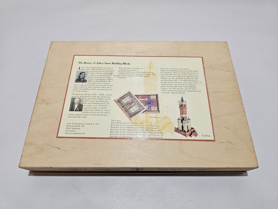 Anker-Steinbaukasten Anchor Blocks RARE Set 6 Stone Building Blocks | eBay