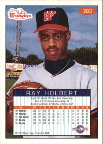 1993-94 Fleer Excel #283 Ray Holbert | eBay