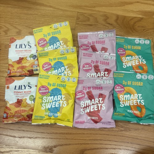 10 BAGS Smart Sweets & Lily’s Gummy Variety Pack - 1.8 Oz Each | eBay