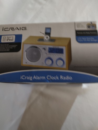 iCraig AM/FM Radio with Alarm Clock made for ipod LCD Digital Read out ...
