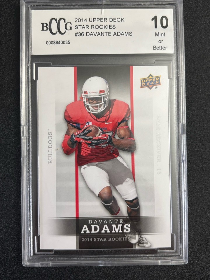 2014 Upper Deck Star Rookie #36 Davante Adams Rookie Card BCCG 10 Mint ...