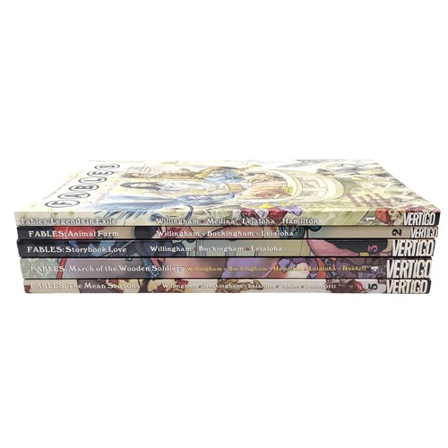 TPB Lot Fables Volume 1 - 5 DC Comics Vertigo Brand New York Times Best ...