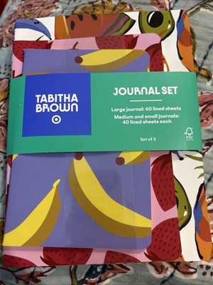 3 Pc Tabitha Brown Target Fruit Journal Set New | eBay