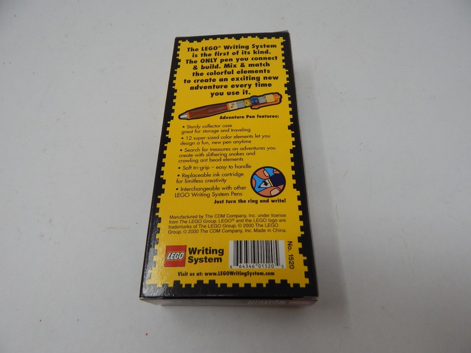 VTG LEGO Writing System Adventure Pen Set 2001 Lego Pen #1520 BRAND NEW ...